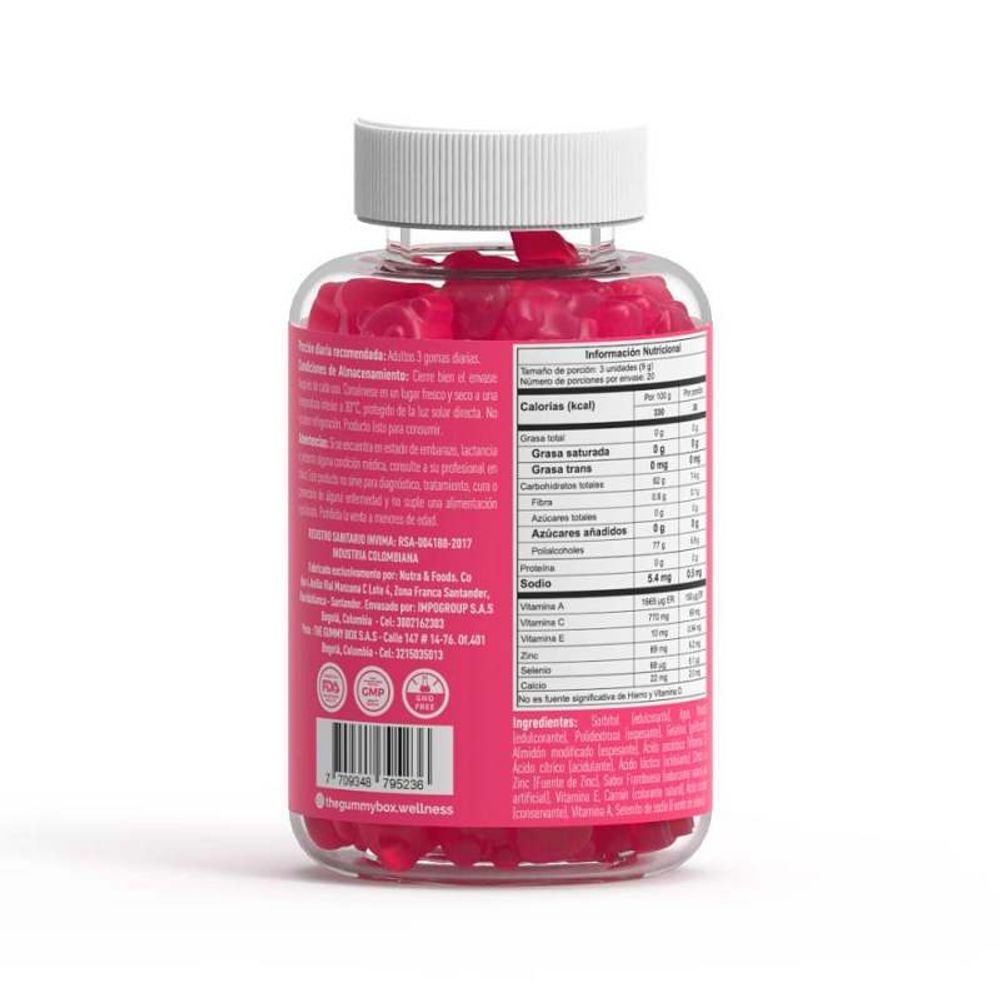 Gomas The Gummy Box Multivitaminica 180 Gr 103353 - homesentry